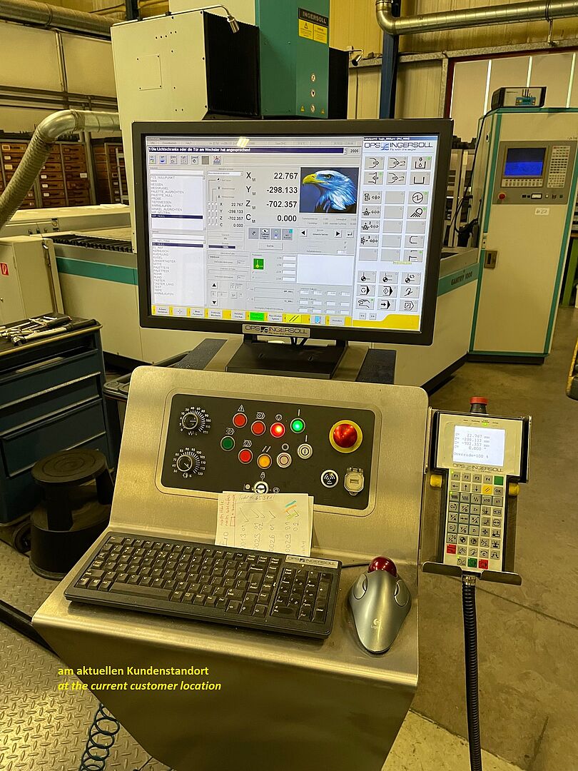 Die sinking EDM machine OPS INGERSOLL GANTRY EAGLE 1400plus buy used ...